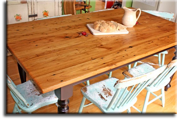 Chestnut Dining Table from Appalachian Woods, LLC