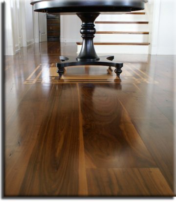 Rustic Walnut Flooring - Solid Plank Country Walnut - Appalachian Woods