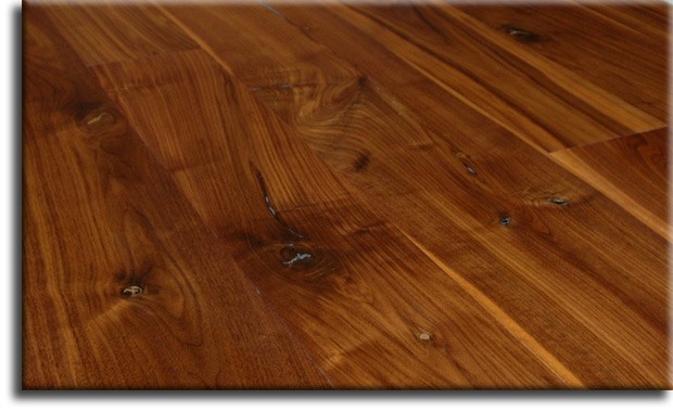 Rustic Walnut Flooring - Solid Plank Country Walnut - Appalachian Woods